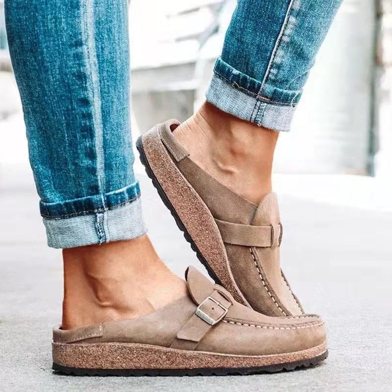 Mégane | Trendy Mule With Loop And Thick Sole – PELURIA